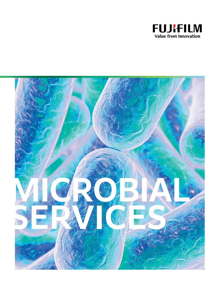 Brochure: Microbial Services - FUJIFILM Biotechnologies
